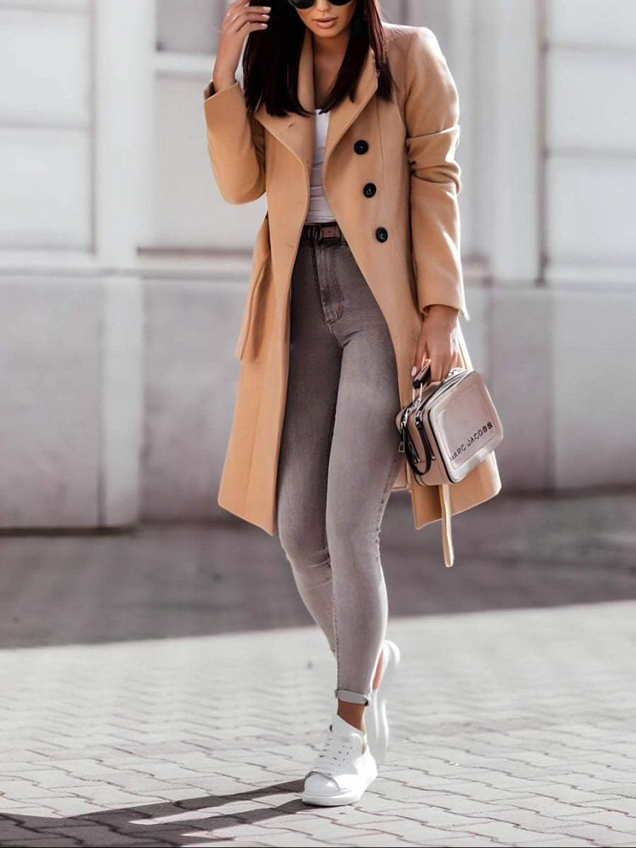 Casaco Feminino Longo Oversized Stella – Donna Blanc